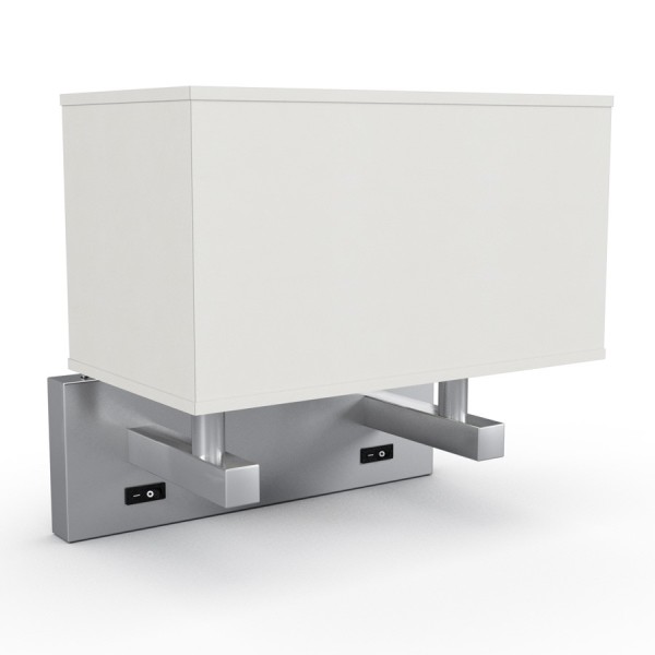 Double Nightstand Wall Sconce for Holiday Inn Revive - Hotel Lighting ...